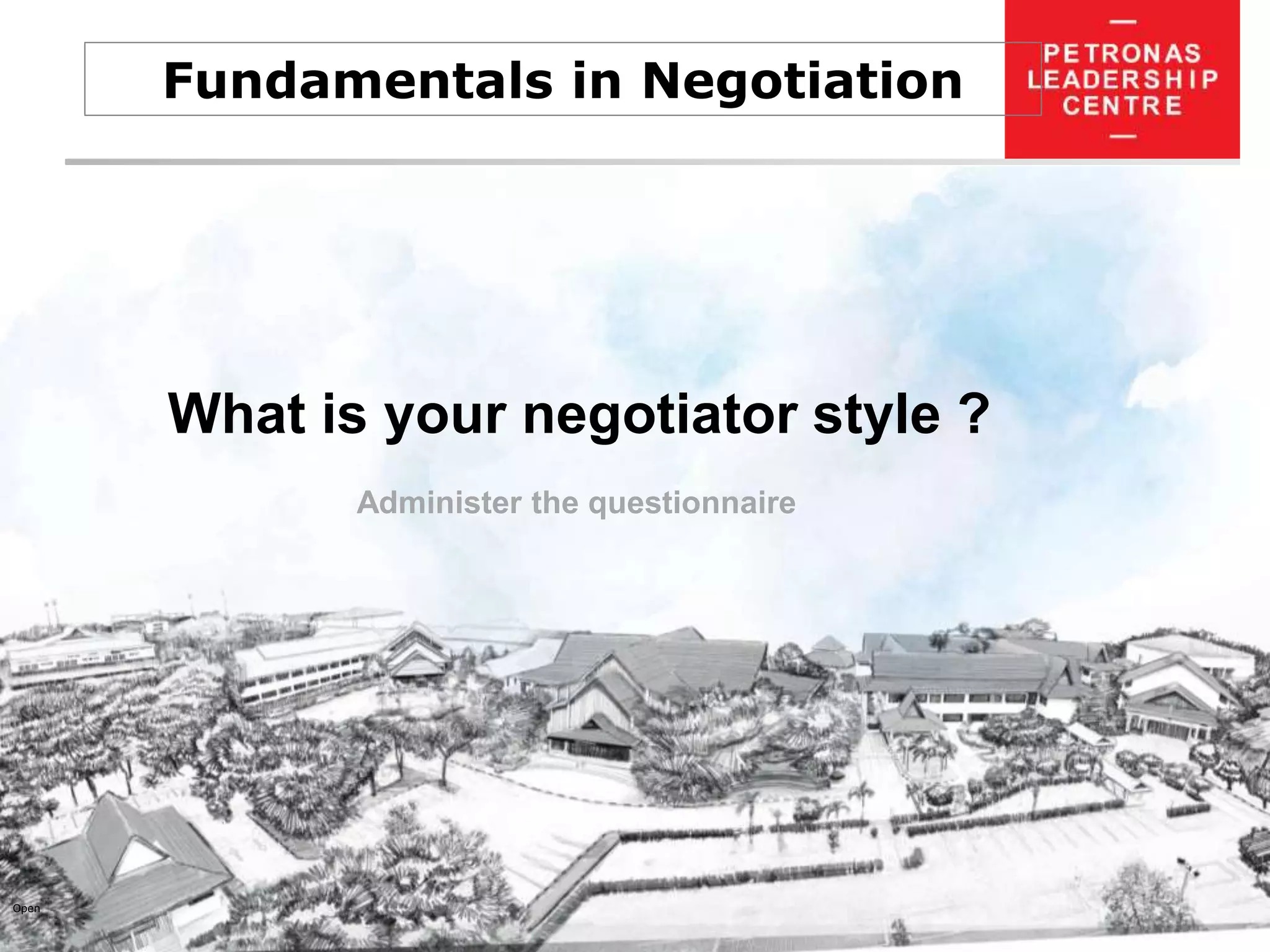 Fundamentals in negotiation | PPT