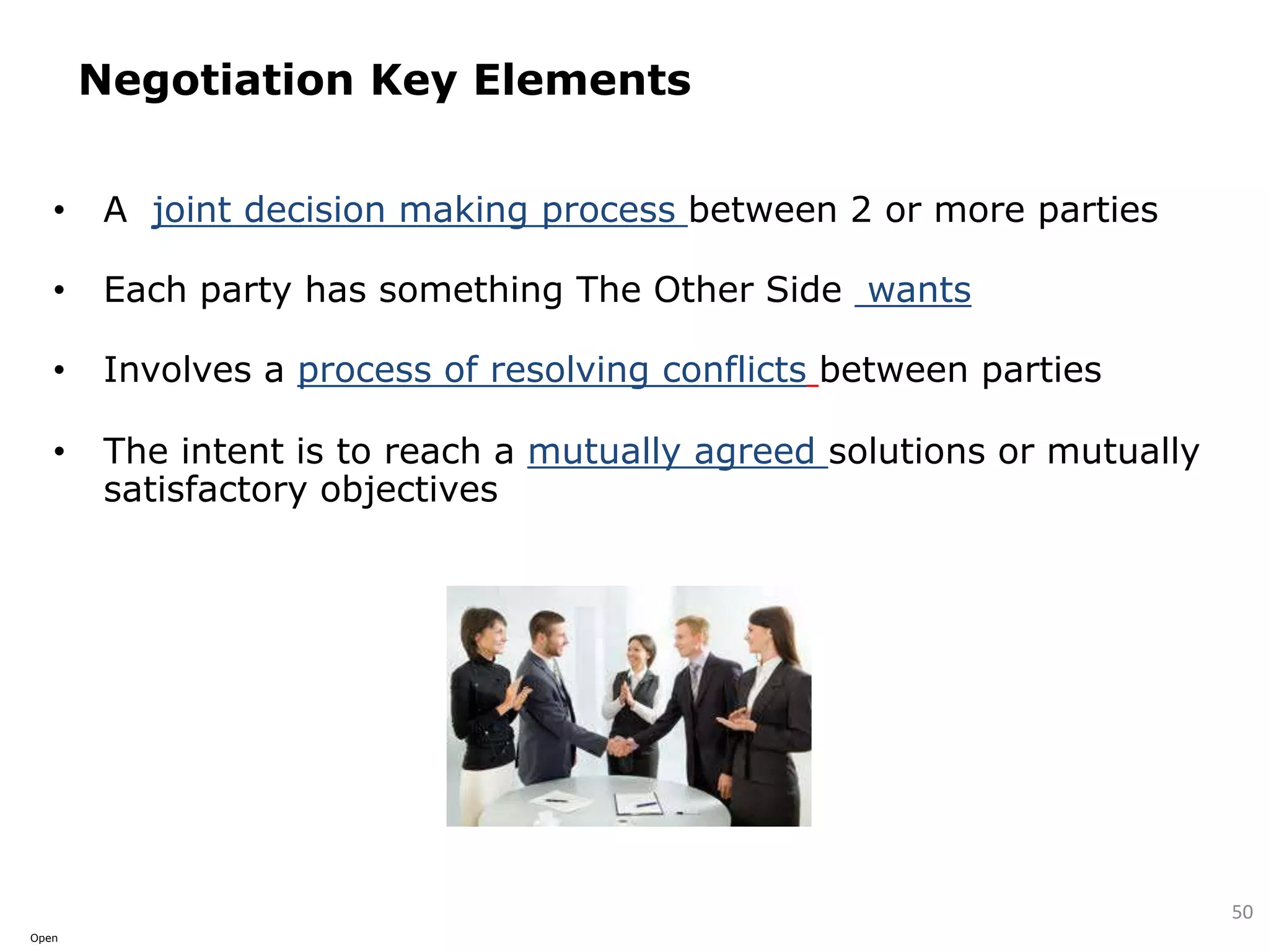 Fundamentals in negotiation | PPT