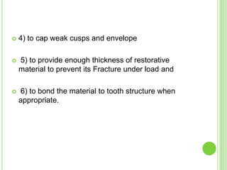 Fundamentals in tooth preparation . | PPTX