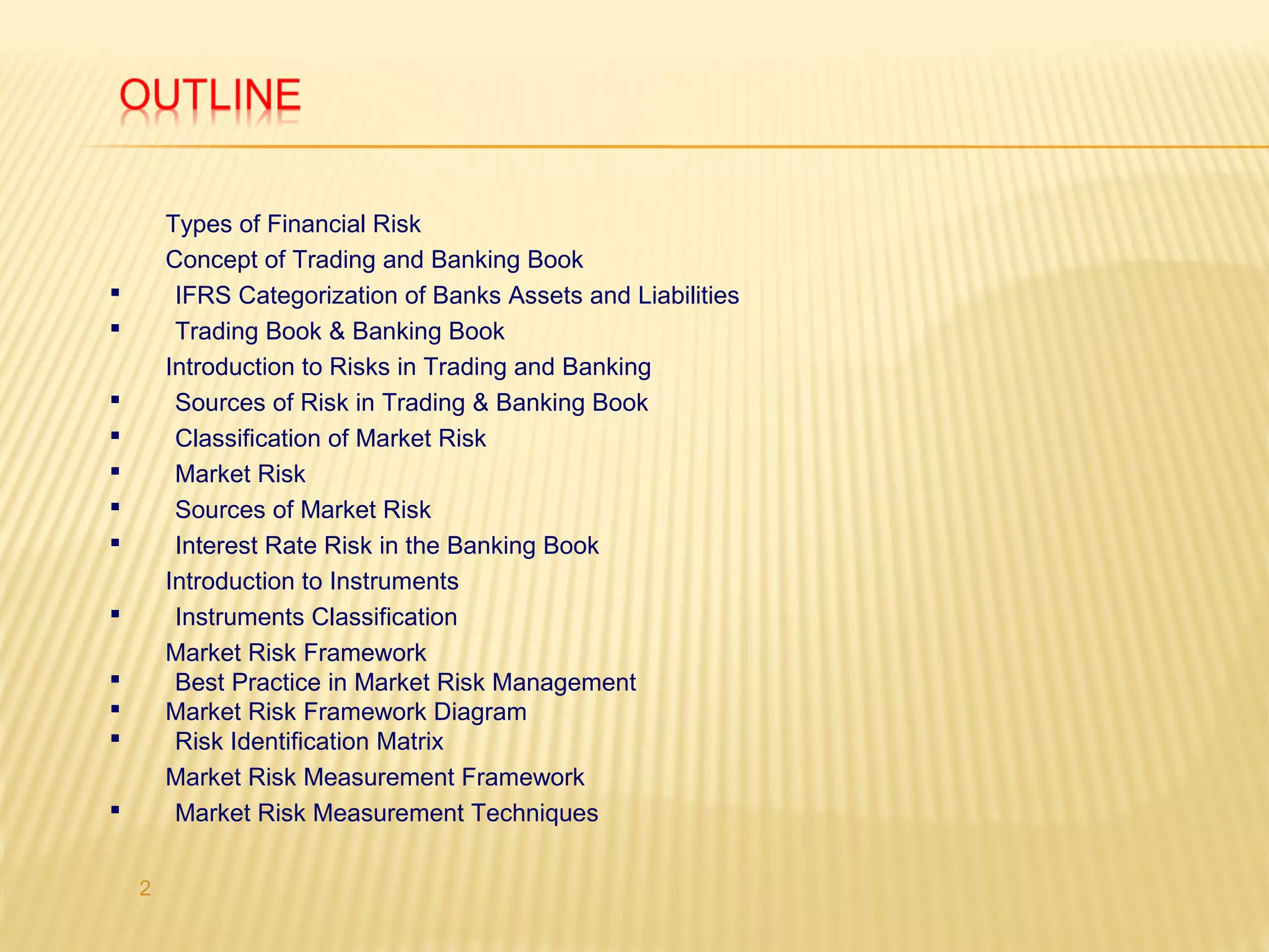 Fundamentals of Market Risk Management by Dr. Emmanuel Moore ABOLO | PPT