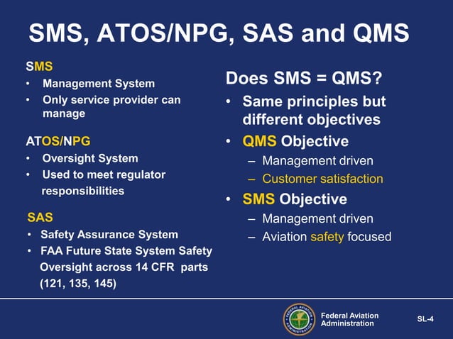 Safety Management Systems (SMS) Fundamentals: Basics | PPT | Air Travel ...