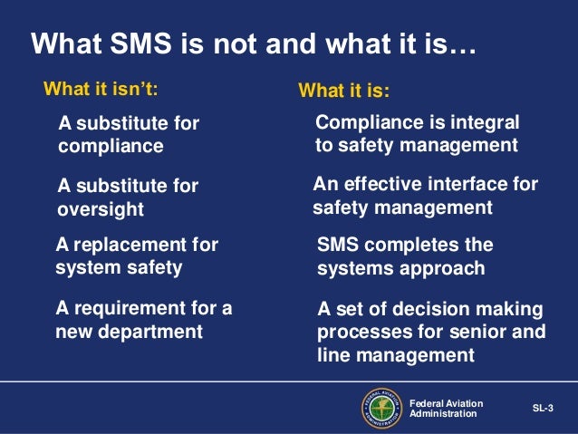 Safety Management Systems (SMS) Fundamentals: Basics