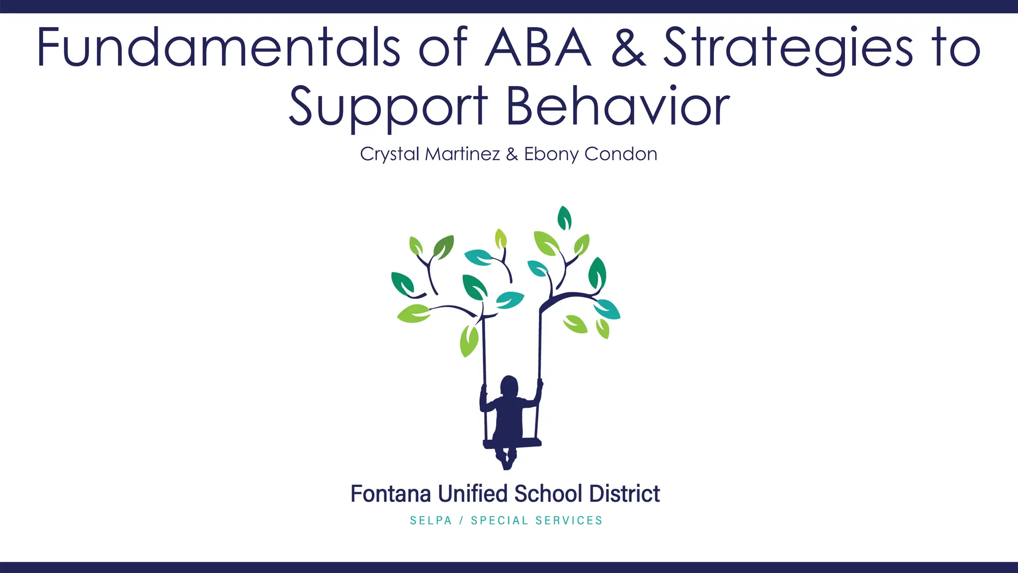 Fundamentals of ABA Strategies to Support Behavior .pptx