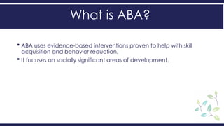 Fundamentals of ABA Strategies to Support Behavior .pptx