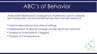 Fundamentals of ABA Strategies to Support Behavior .pptx