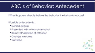 Fundamentals of ABA Strategies to Support Behavior .pptx