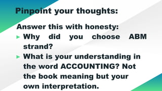 Fundamentals of ABM 1 powerpoint present | PPTX