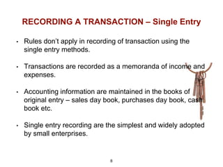 Fundamentals of accounting | PPTX