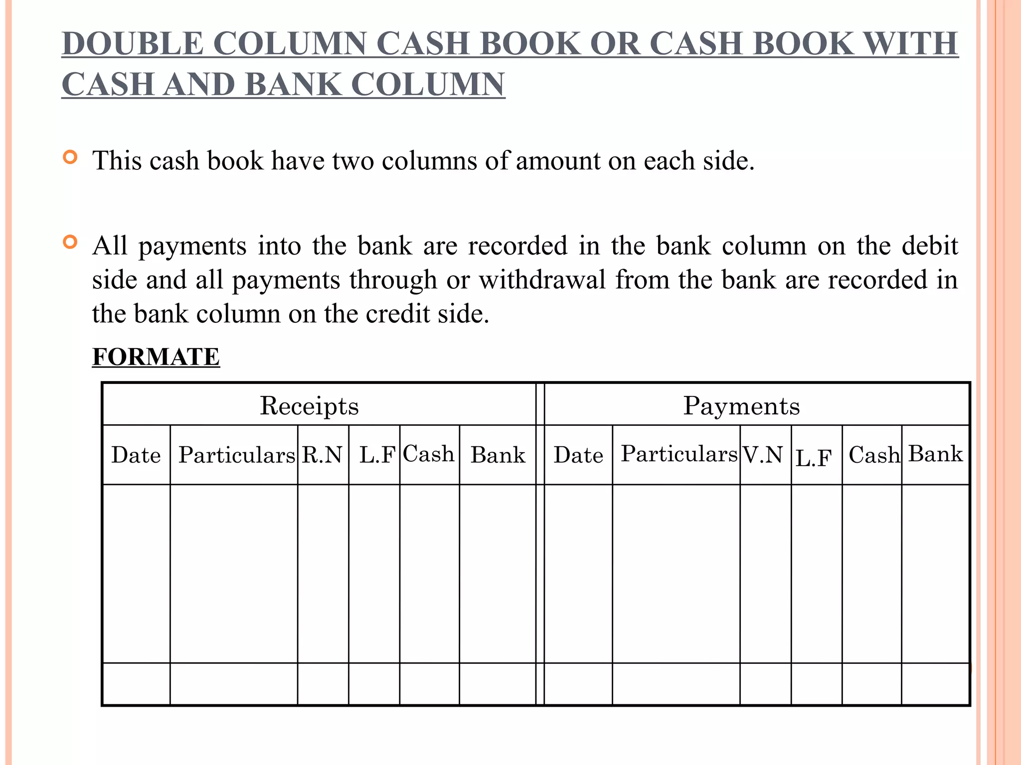 TYPES OF CASH BOOK | PPT