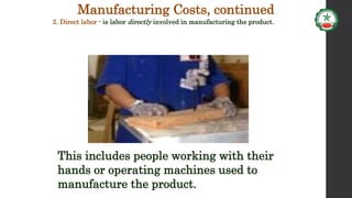 Fundamentals of accounting - manufacturing | PPTX