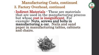Fundamentals of accounting - manufacturing | PPTX | Manufacturing ...