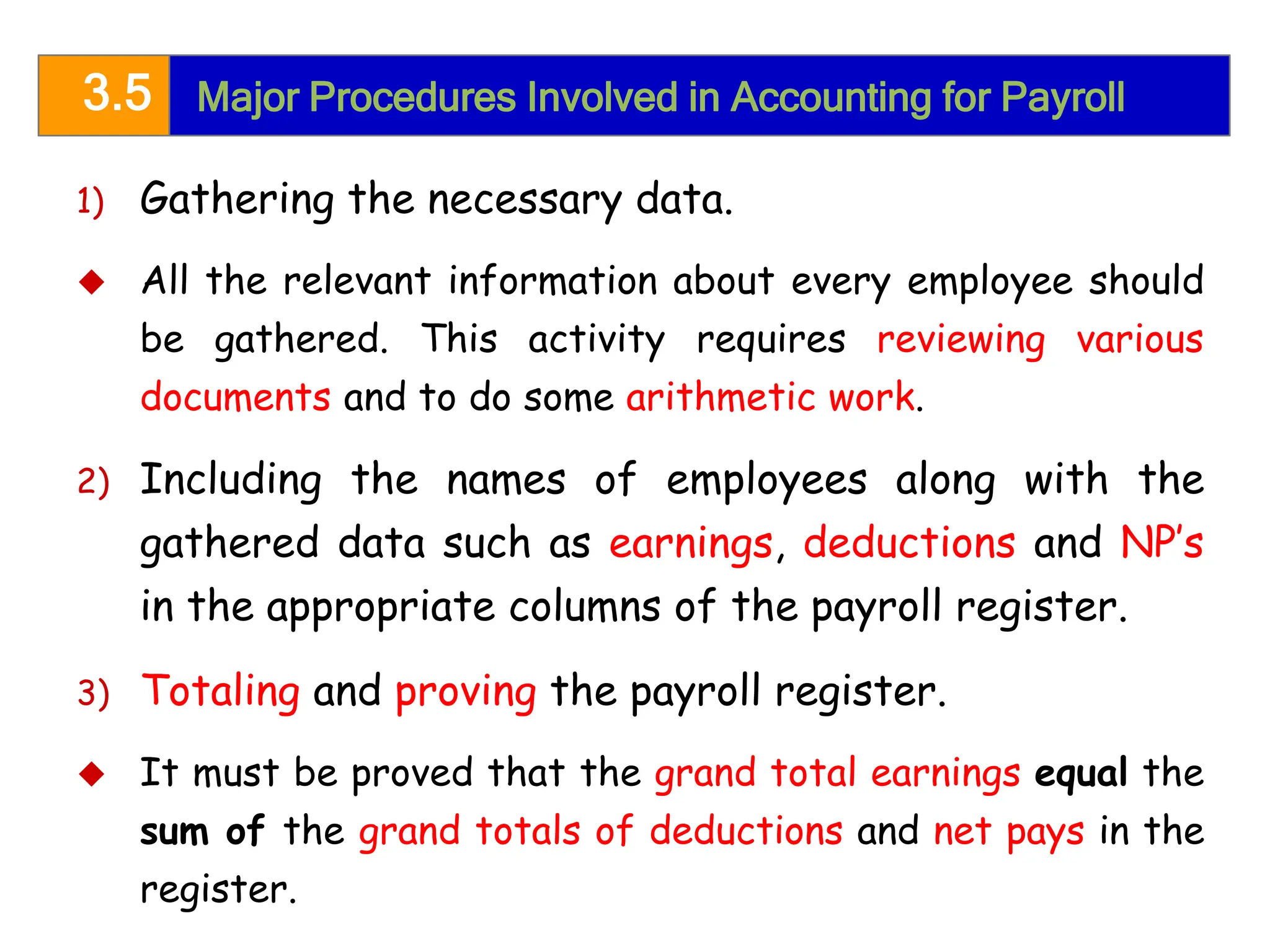 Fundamentals Of Accounting Ii Chapter 3 Payroll Pptx