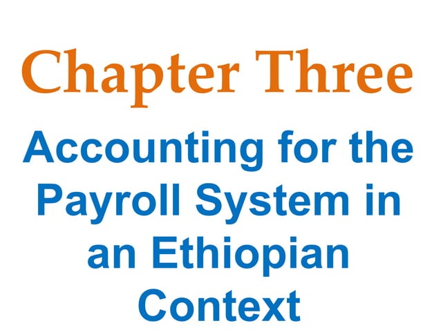 Fundamentals of Accounting II, Chapter 3 payroll.pptx | Personal Taxes ...