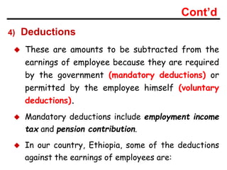 Fundamentals of Accounting II, Chapter 3 payroll.pptx | Personal Taxes ...