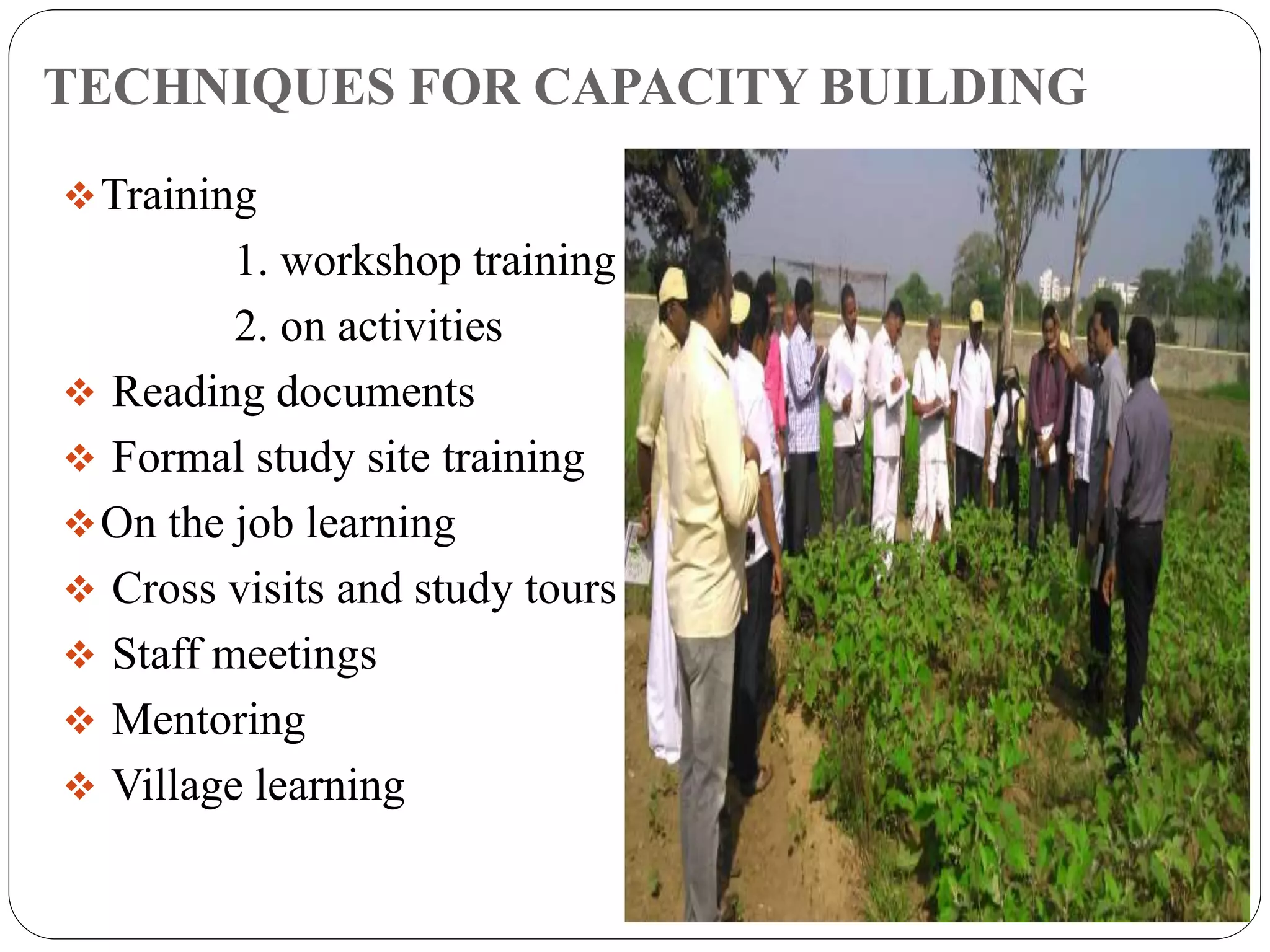 Capacity building, Training & need for training | PPTX