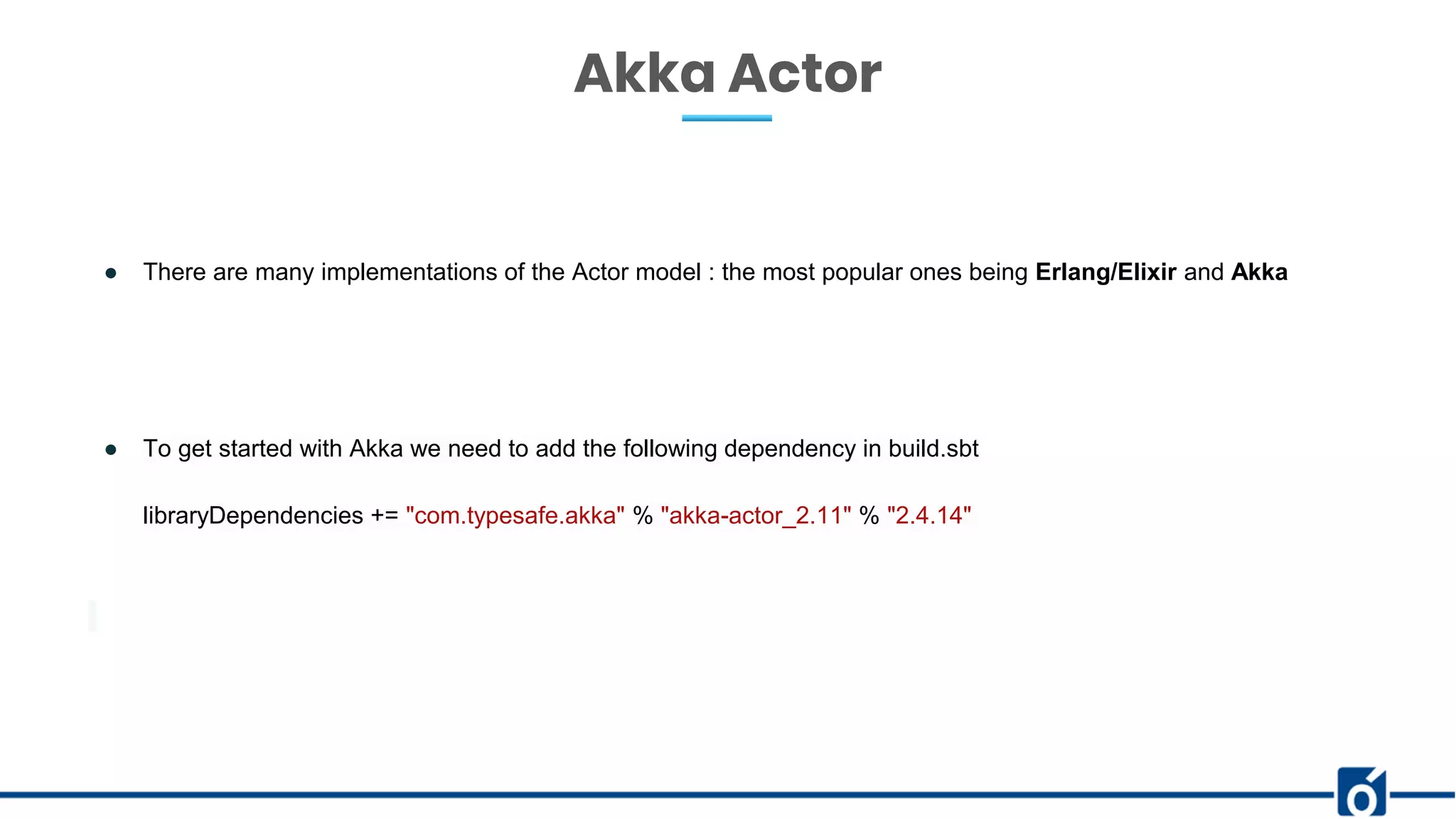 Fundamentals of Akka - Webinar | PPTX