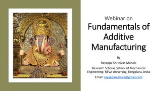 Fundamentals of Additive Manufacturing | PPT