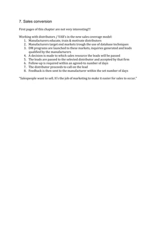 Fundamentals of b2b sales and marketing coe | PDF