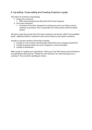 Fundamentals of b2b sales and marketing coe | PDF