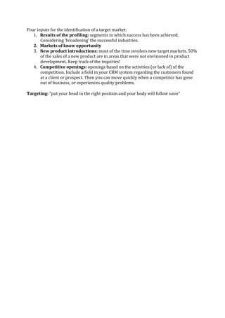 Fundamentals of b2b sales and marketing coe | PDF