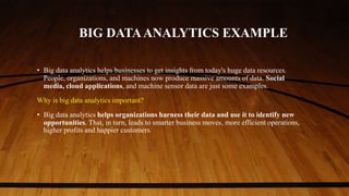 Fundamentals of big data analytics and Hadoop | PPTX