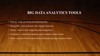 Fundamentals of big data analytics and Hadoop | PPTX
