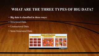 Fundamentals of big data analytics and Hadoop | PPTX