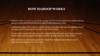 Fundamentals of big data analytics and Hadoop | PPTX