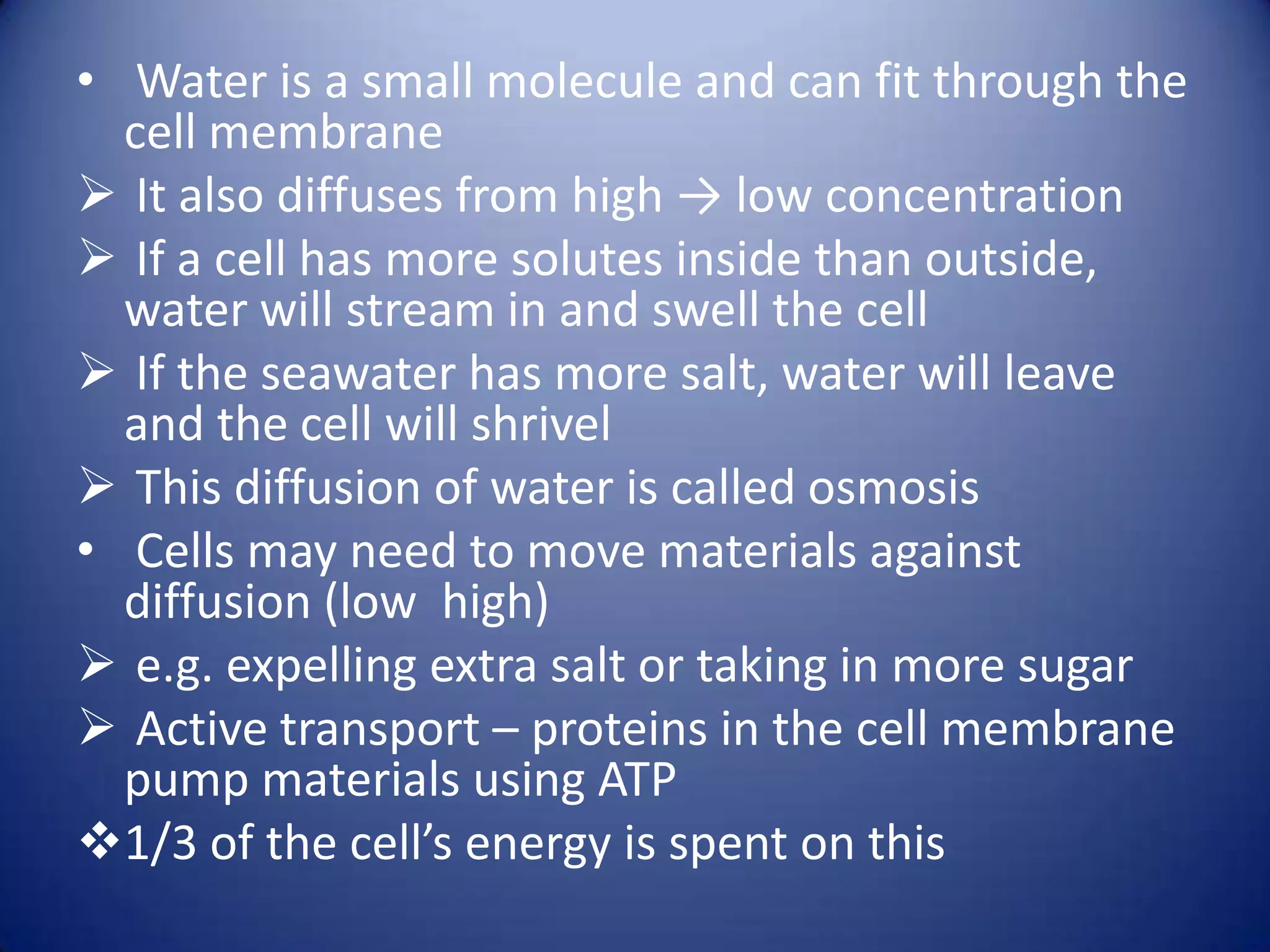 Fundamentals of biology | PPTX