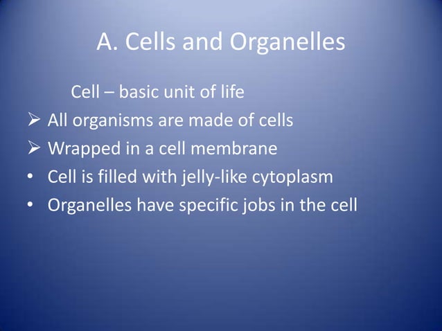 Fundamentals of biology | PPTX