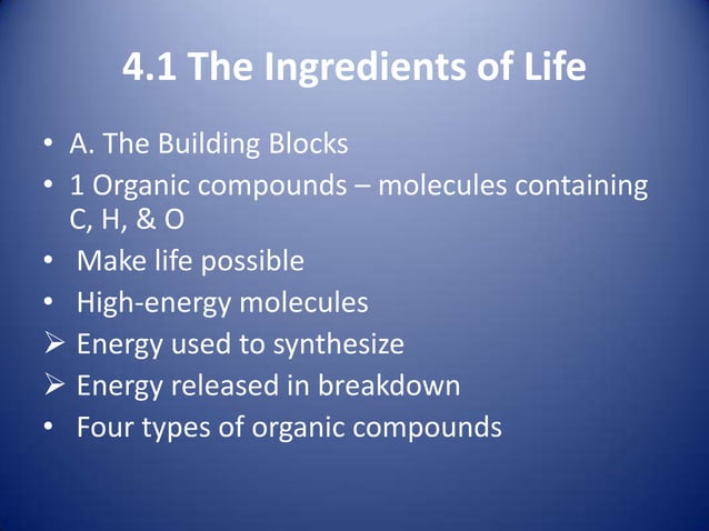 Fundamentals of biology | PPTX