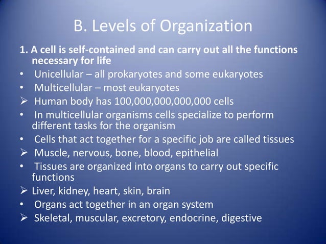 Fundamentals of biology | PPTX