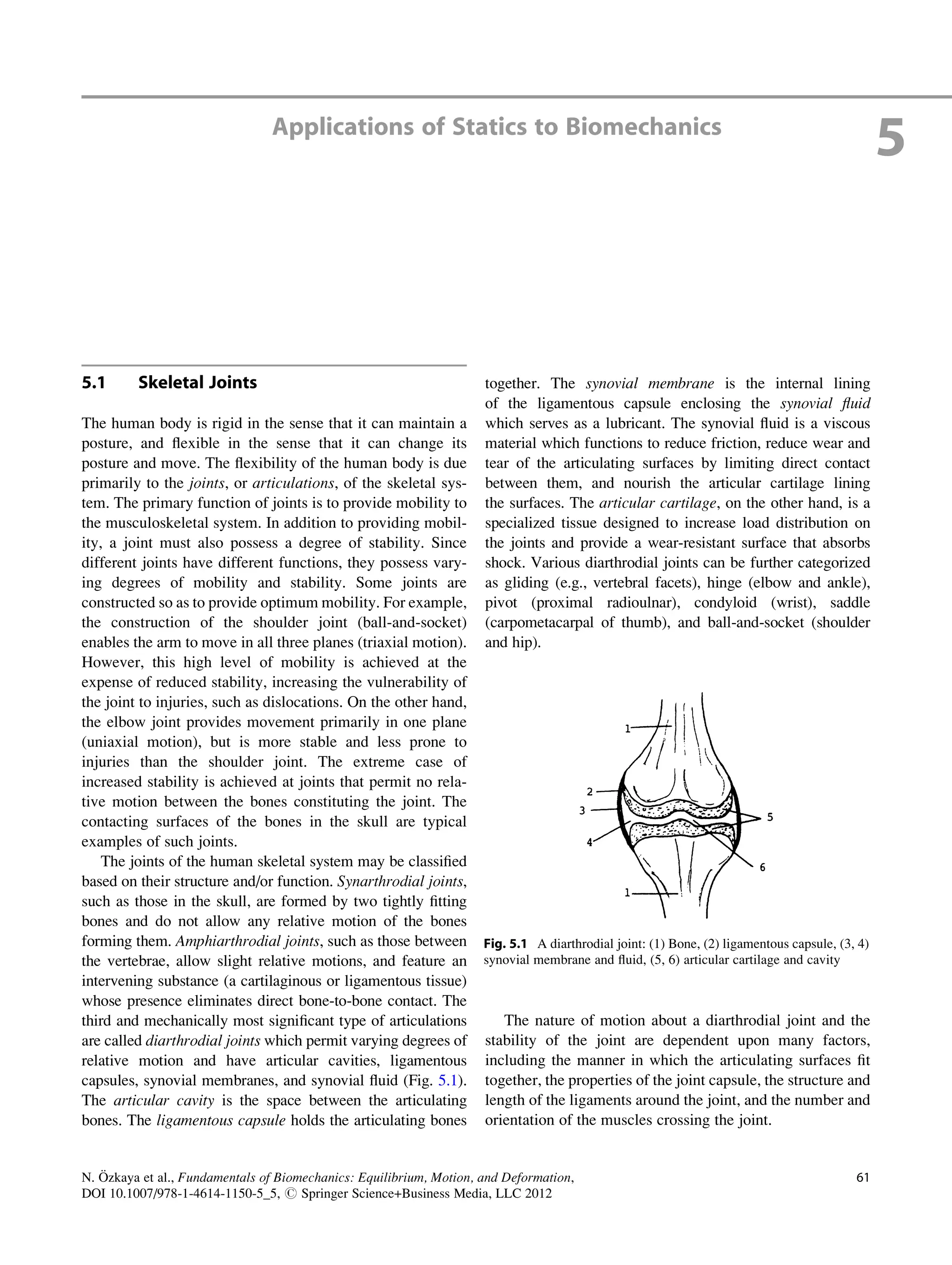 Fundamentals of biomechanics | PDF