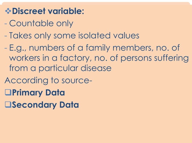 Fundamentals of biostatistics | PPTX | Science