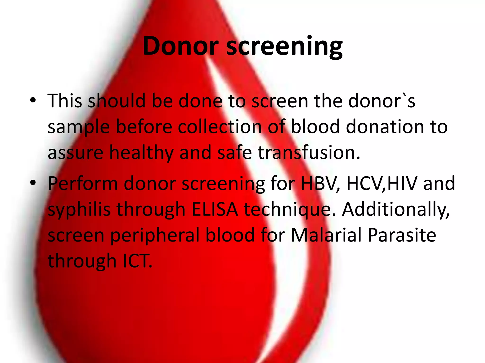 Fundamentals of Blood Banking | PPTX