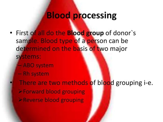 Fundamentals of Blood Banking | PPTX