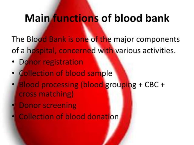 Fundamentals of Blood Banking | PPTX