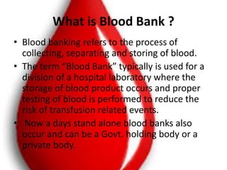 Fundamentals of Blood Banking | PPT