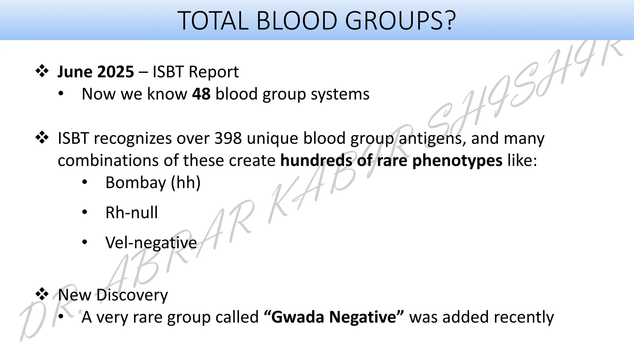 Fundamentals of Blood Grouping and Practical Techniques (ABO, Rh ...