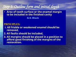 Fundamentals of tooth preparation - operative dentistry | PPT