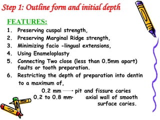 Fundamentals of tooth preparation - operative dentistry | PPT