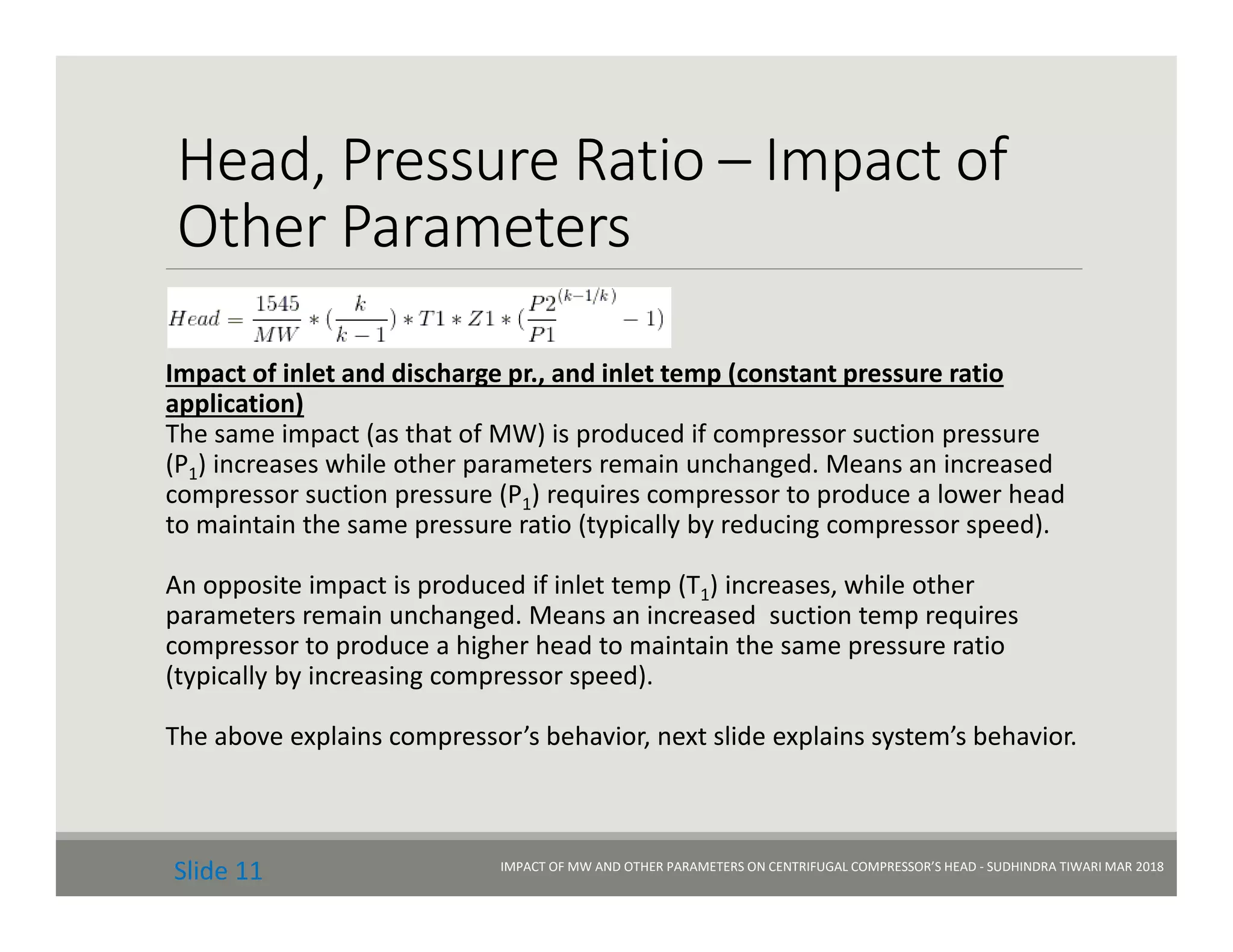 Fundamentals of Centrifugal Compressor - Head (revised) | PDF