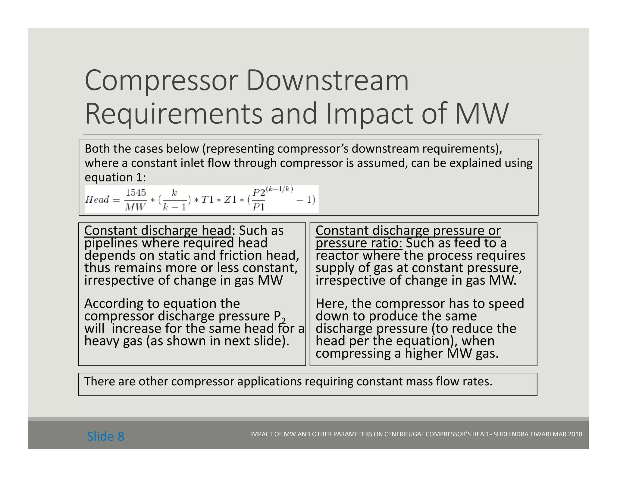 Fundamentals of Centrifugal Compressor - Head (revised) | PDF