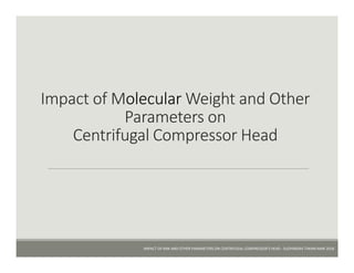 Fundamentals of Centrifugal Compressor - Head (revised) | PDF