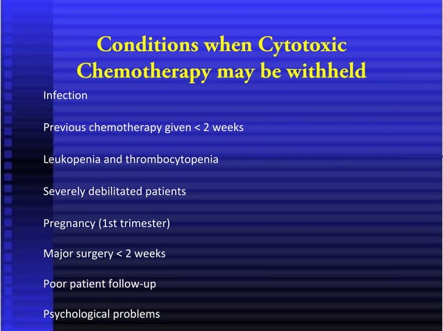 Fundamentals of chemotherapy | PPT | Cancer | Diseases and Conditions