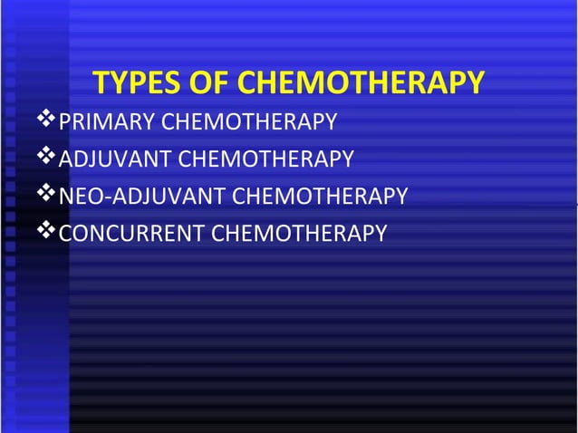 Fundamentals of chemotherapy | PPT | Cancer | Diseases and Conditions