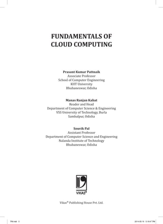 Fundamentals of Cloud Computing | PDF