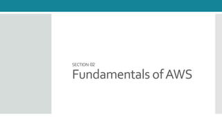 Fundamentals of Cloud Computing & AWS | PDF