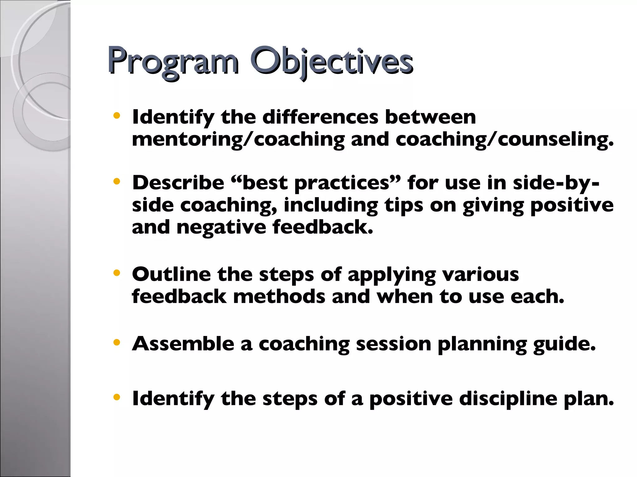 Fundamentals Of Coaching | PPT