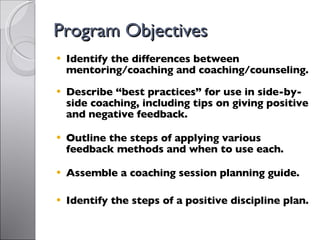 Fundamentals Of Coaching | PPT